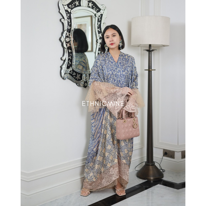 Jual Anjani Raya (dress lebaran batik viscose lace premium) | Shopee ...