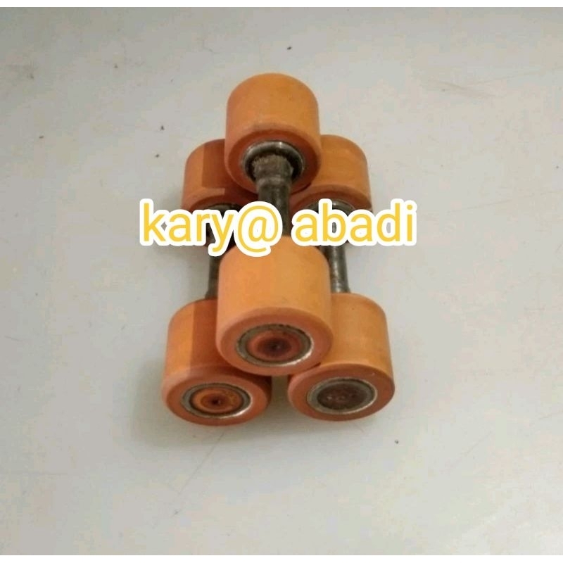 Jual 0WATERFOM RODA KARET ROLLER RODA PAGAR / RODA ROLLER ASLI BEARING ...