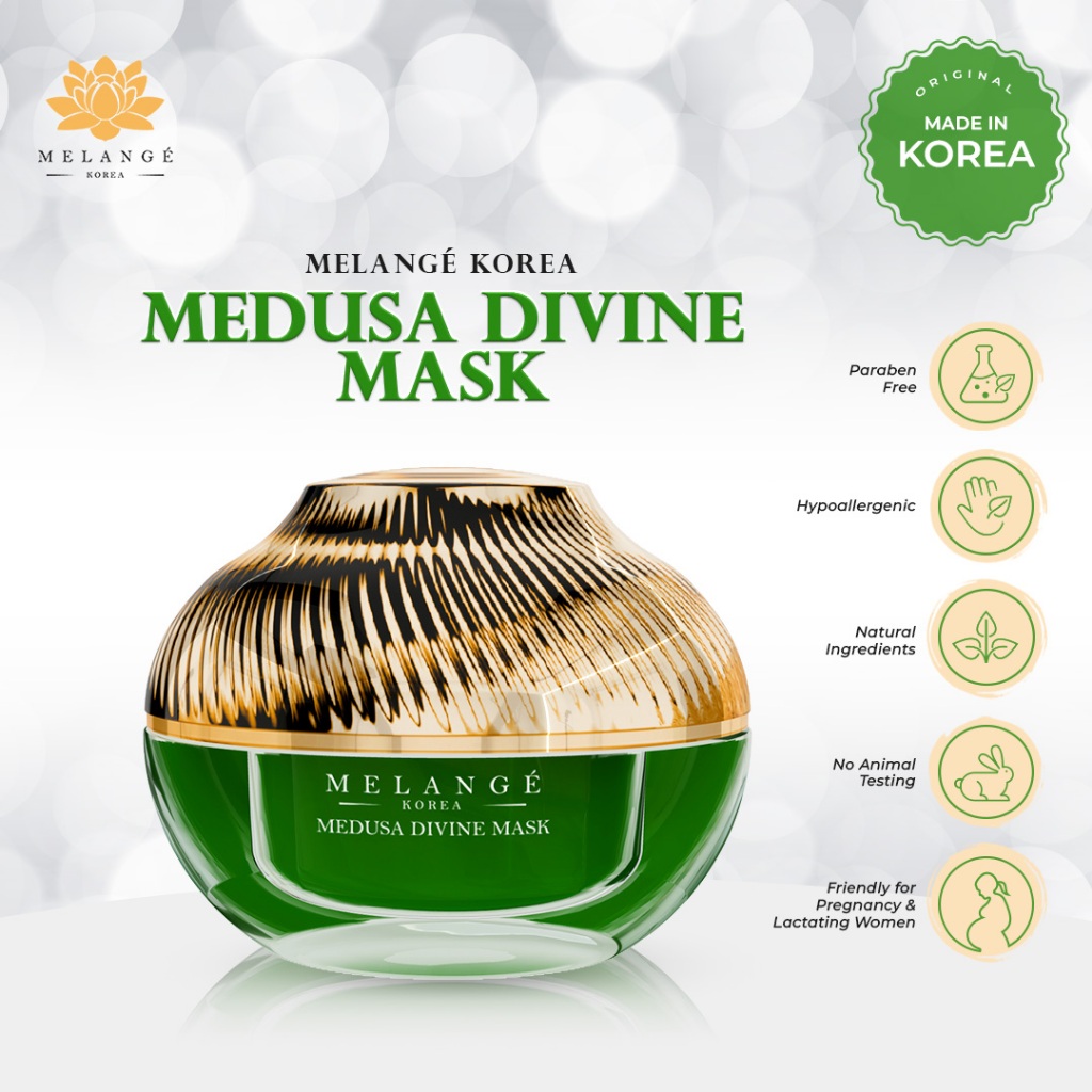 Jual Melangé Korea Medusa Divine Mask | Shopee Indonesia