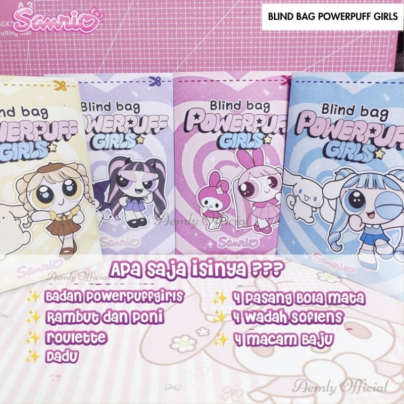 Jual BLIND BAG POWERPUFF GIRLS SANRIO HANDMADE [TERBARU] | Shopee Indonesia