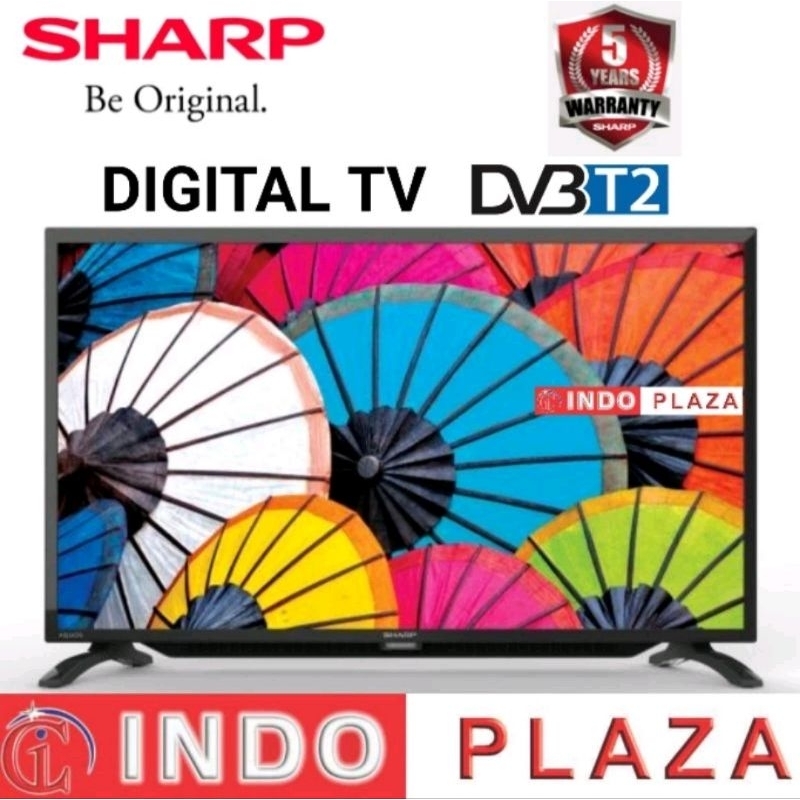 Jual TV SHARP 32 INCH DIGITAL 2T-C32GD1500i (CARGO / ASURANSI) | Shopee ...