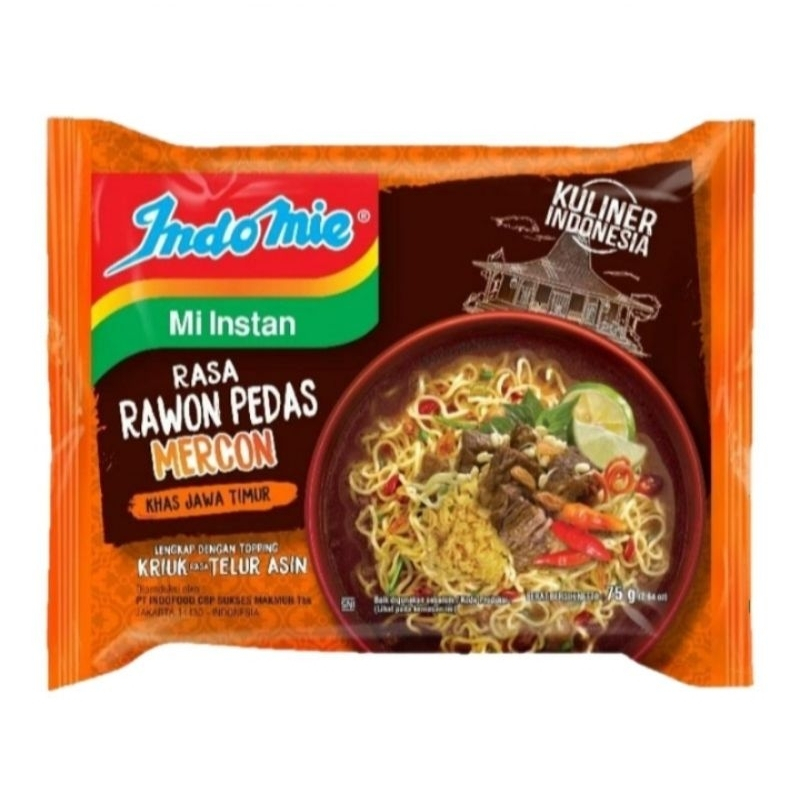 Jual Indomie Mie Instan Goreng Dan Kuah Rasa Cakalang 82 gram Khas ...