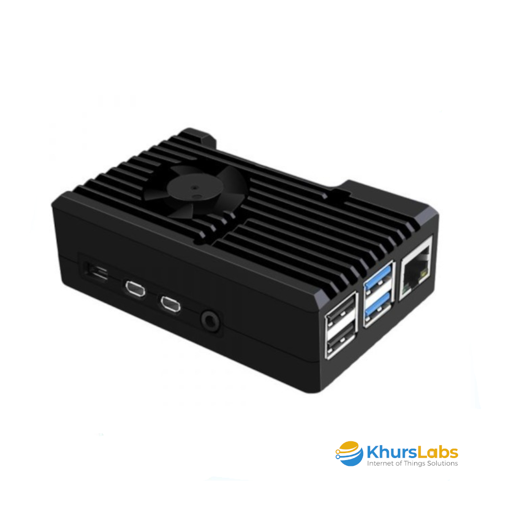 Jual Metal Case Raspberry pi 4 Casing Aluminium Alloy Full Armor with ...