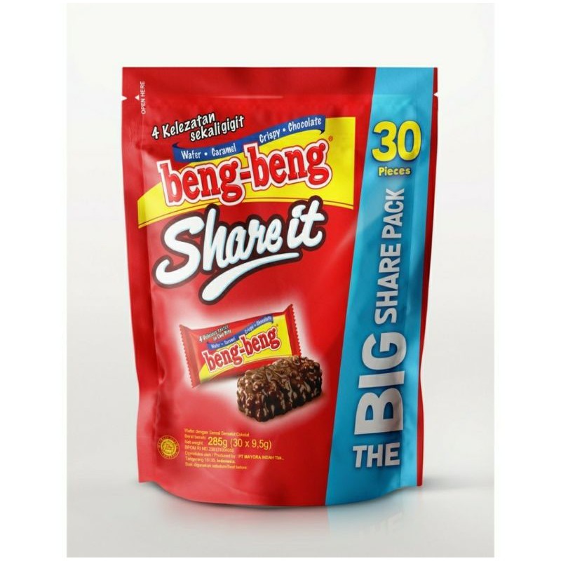 Jual Beng Beng Share It Festive 285 gr ( Isi 25 pcs ) | Shopee Indonesia