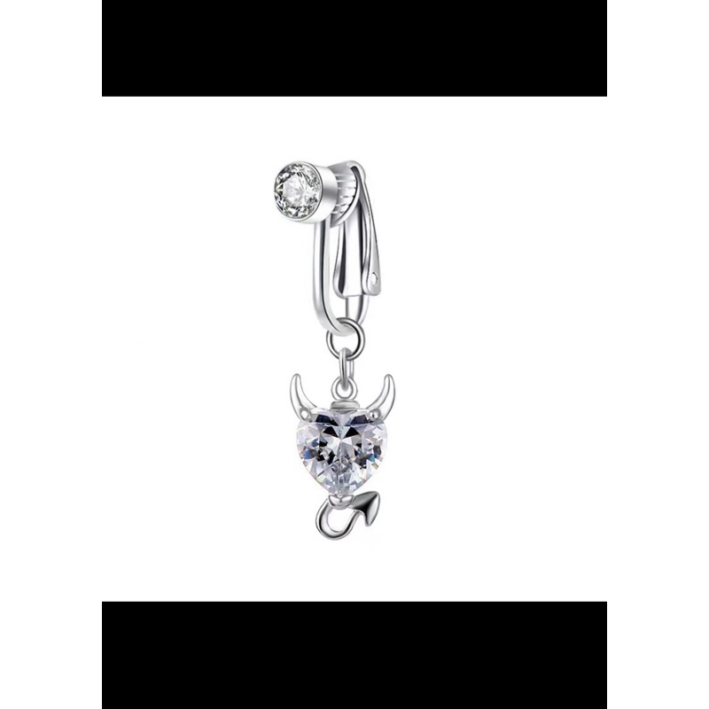 Jual Anting pusar jepit tanpa tindik clip fake, piercing earing belly ...