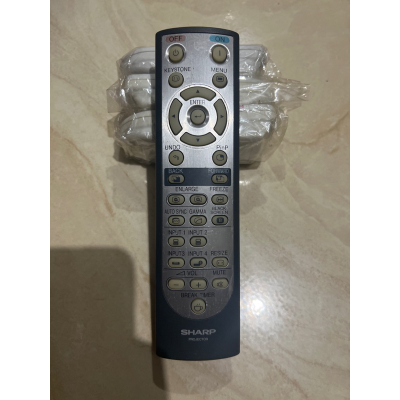 Jual REMOTE REMOT PROJECTOR PROYEKTOR SHARP RRCGA029WJSA ORIGINAL ...