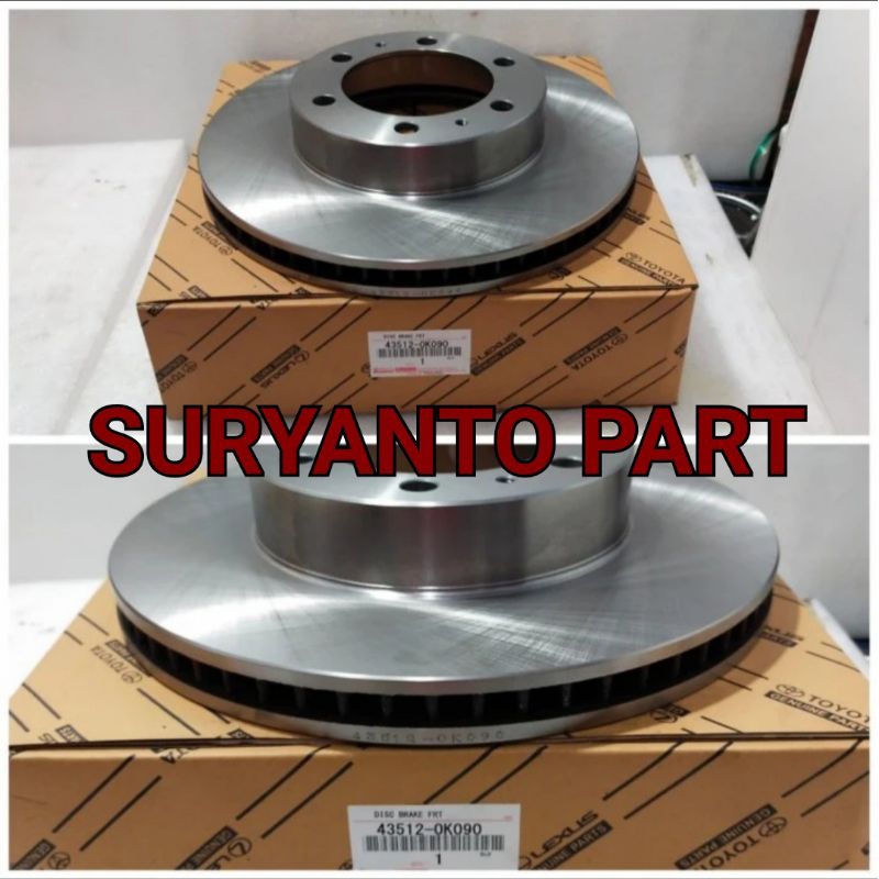 Jual Piringan Cakram Rem Disc Brake Toyota Hilux Revo 43512-0K090 1Pcs ...