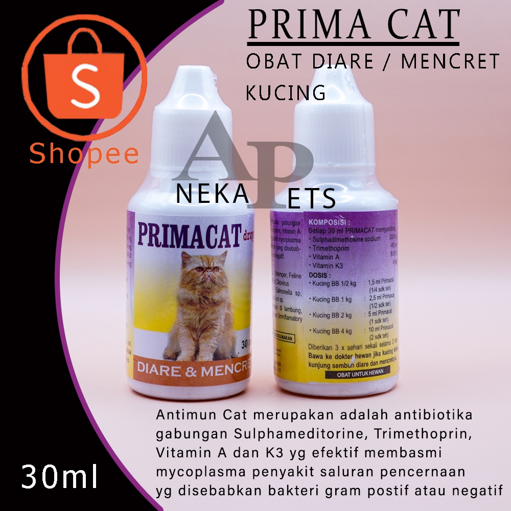 Jual Primacat 30 ml - Obat Mencret Kucing - Obat Diare Kucing - Untuk ... Jual Primacat 30 ml - Obat Mencret Kucing - Obat Diare Kucing - Untuk ...