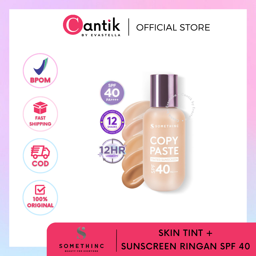 Jual CANTIK - SOMETHINC Copy Paste Tinted Sunscreen SPF 40 PA ...