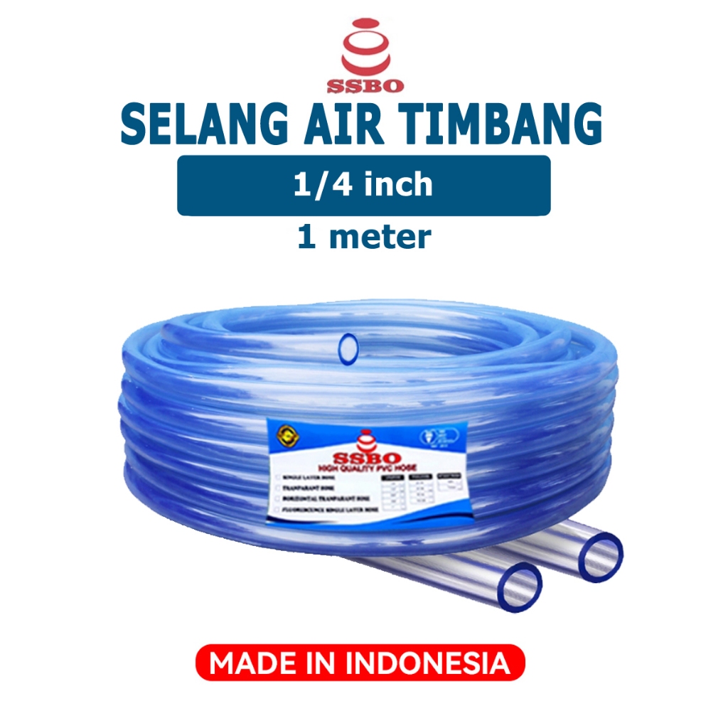 Jual SSBO Selang Air Timbang Selang Tukang Selang 1/4 Inch Selang Aquarium Permeter Cod | Shopee ...