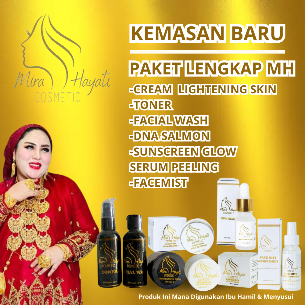 Jual paket lengkap original skincare wajah mira hayati | Shopee Indonesia
