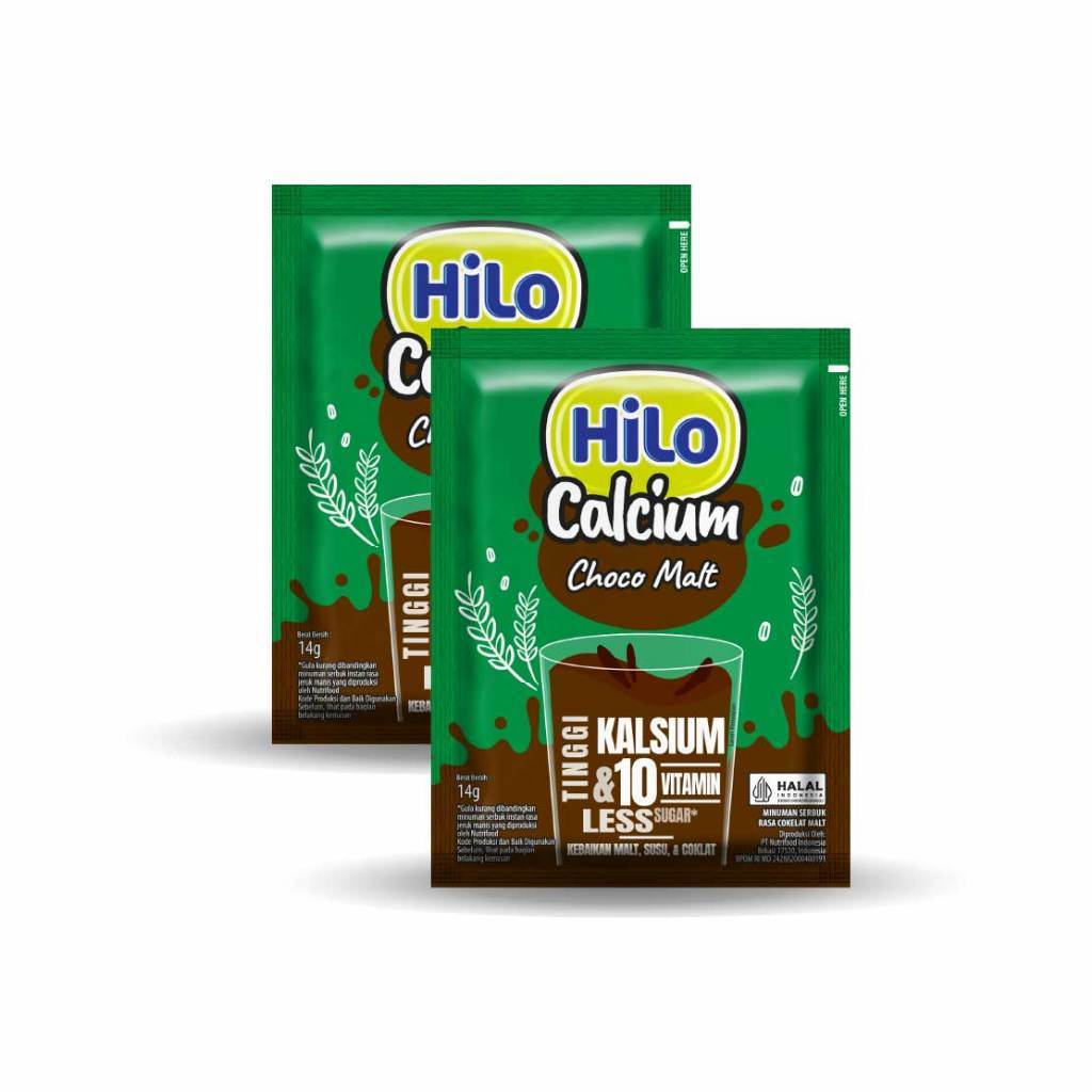 Jual HiLo Choco Malt (1 Sachet| 14 Gram) - Minuman Coklat Tinggi ...