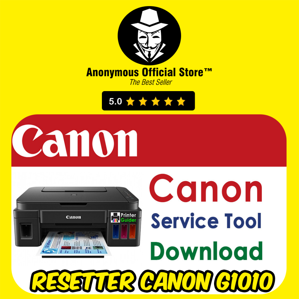 Jual RESETTER PRINTER CANON V5103 G1010 G2010 G3010 UNLIMITED TOOLS SERVIS SERVICE | Shopee ...