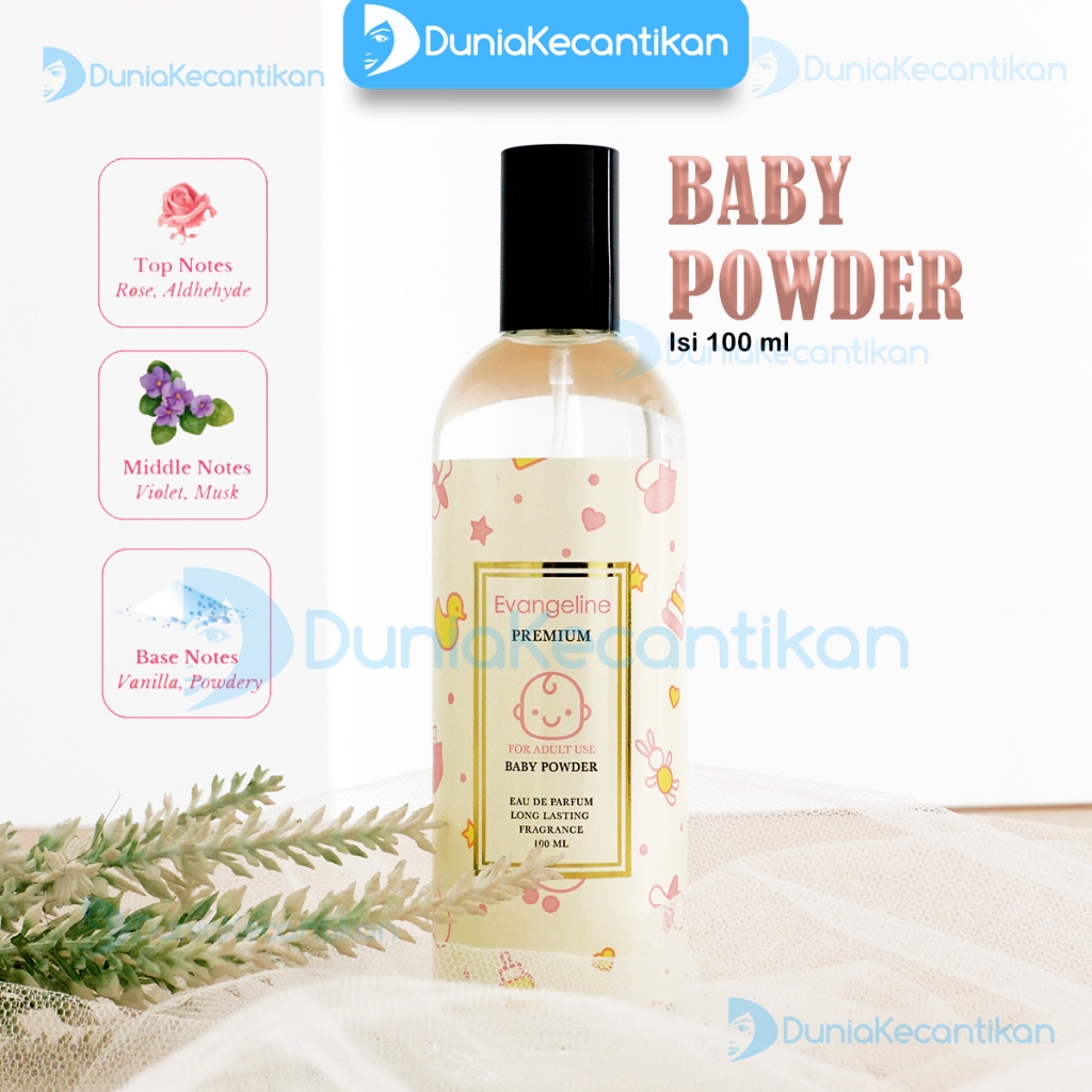 Jual Evangeline Parfum Baby Powder 100ml Tahan Lama Evangeline Premium ...