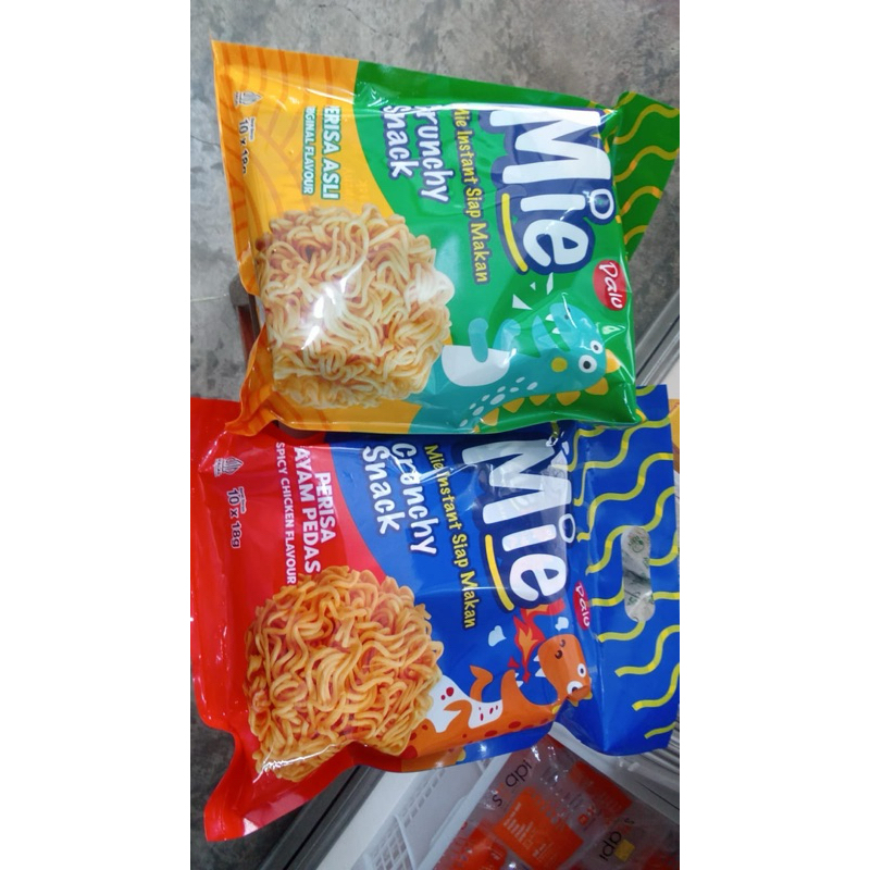 Jual Mie DALU crunchy snack mie instan siap makan 180gram | Shopee ...