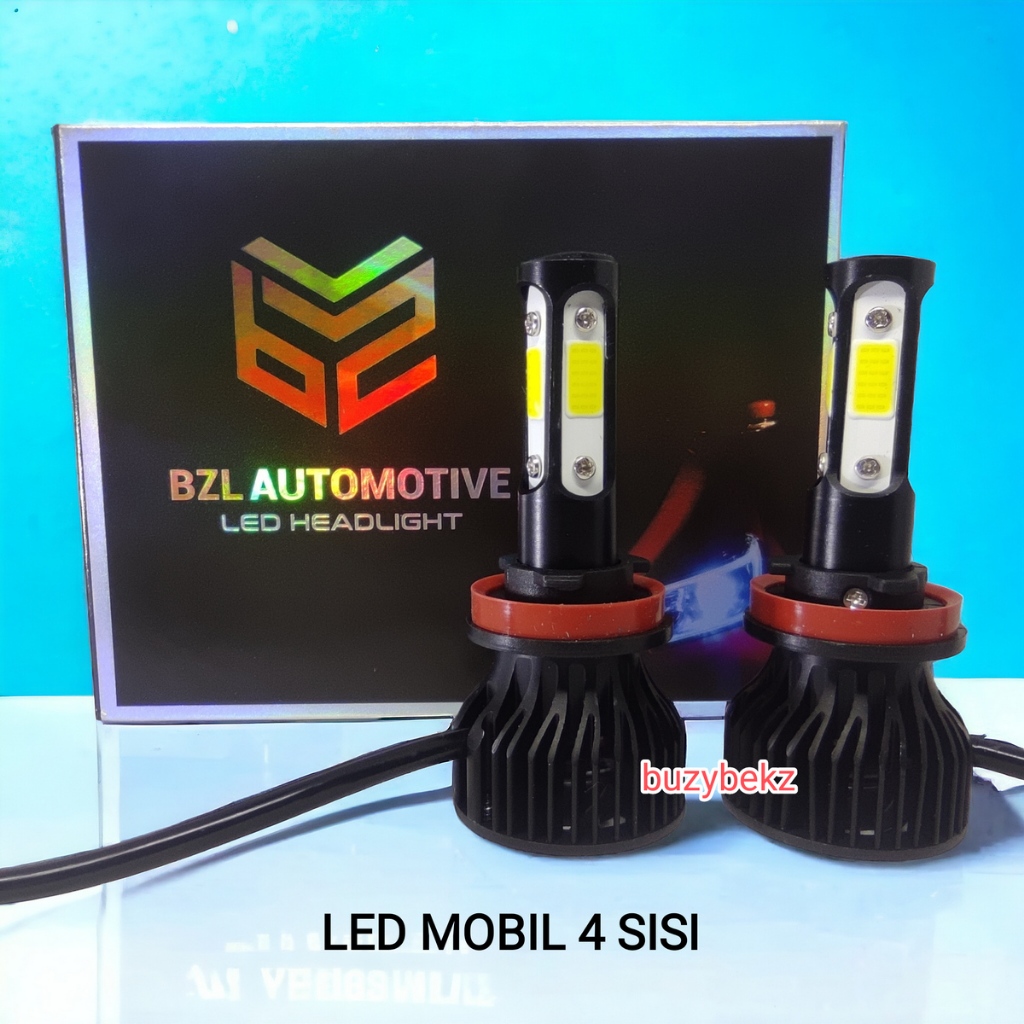 Jual BZL LAMPU LED MOBIL 4 SISI H4 H11 H8 H9 H16 HIR2 HB3 HB4 H7 | Shopee Indonesia
