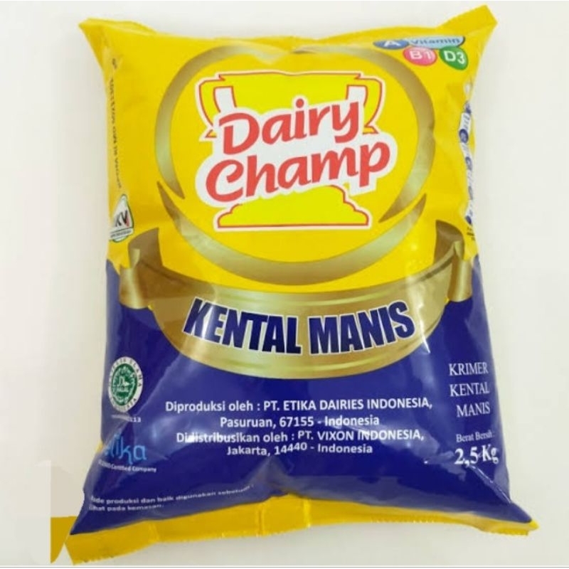 Jual SKM DAIRY CHAMP - MILK BARN 2,5 KG | Shopee Indonesia