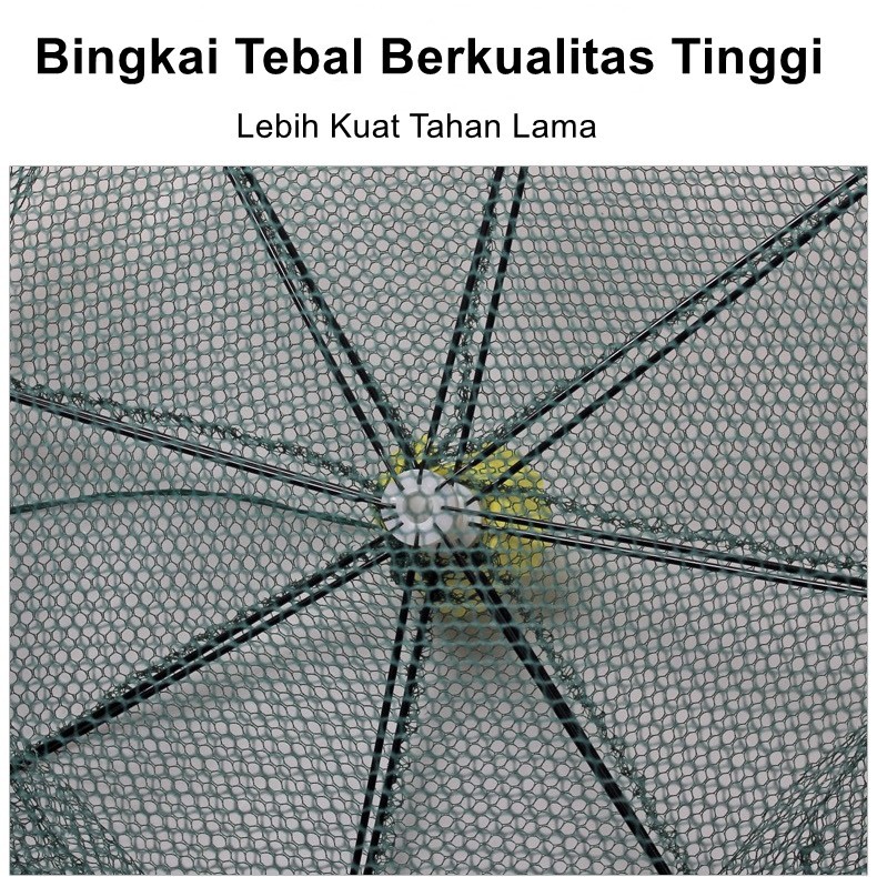 Jual Perangkap Bubu Payung Automatis 10 Lubang 12 Lubang Untuk Sungai ...