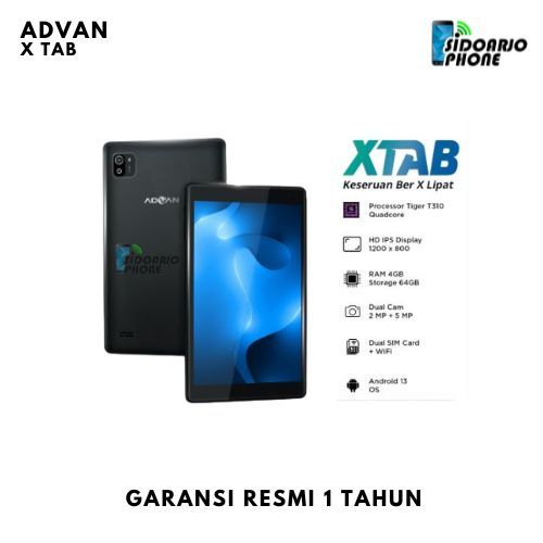 Jual Advan Xtab 4/64 GB 8 Inci Garansi Resmi 1 Tahun | Shopee Indonesia