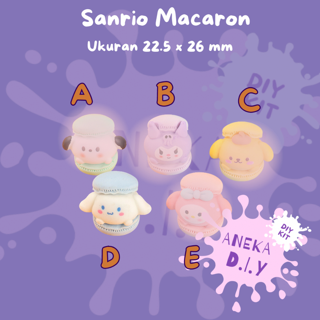 Jual Cinnamoroll Sanrio Lotso Clay Resin Karakter Lucu Resin Clay Lucu ...