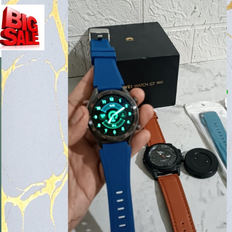 Jual SMARTWATCH HUAWEI GT JAM TANGAN PINTAR RUNNING SEKEN ORY | Shopee ...