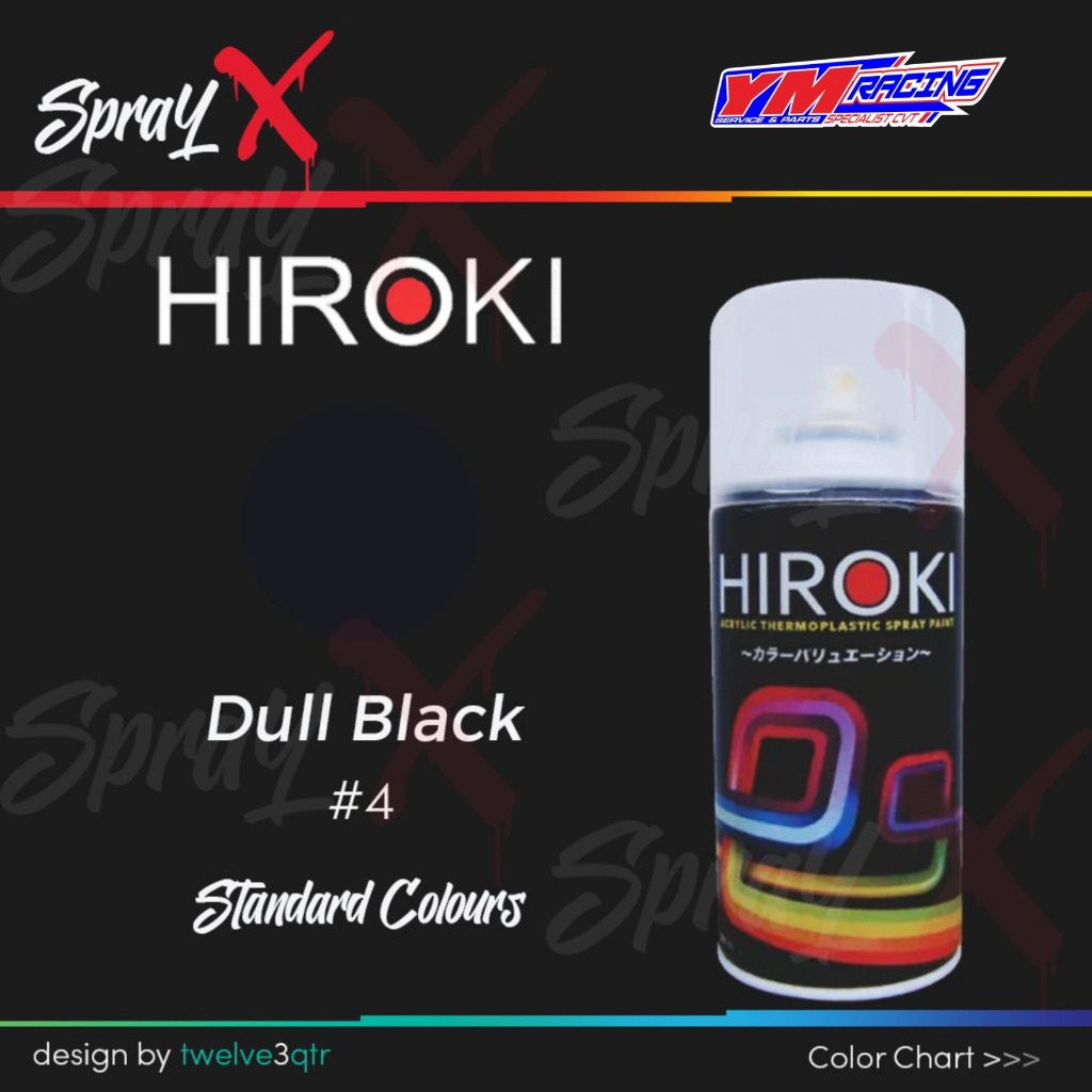 Jual CAT SEMPROT DULL BLACK / HITAM DOP 300 CC / Cat Semprot Hitam Doff ...