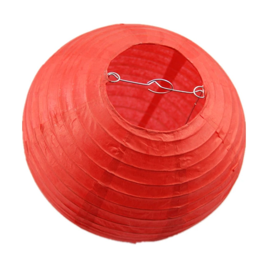 Jual Lampion Gantung Polos Bulat Kertas 40 Cm Hiasan Dekorasi Imlek ...