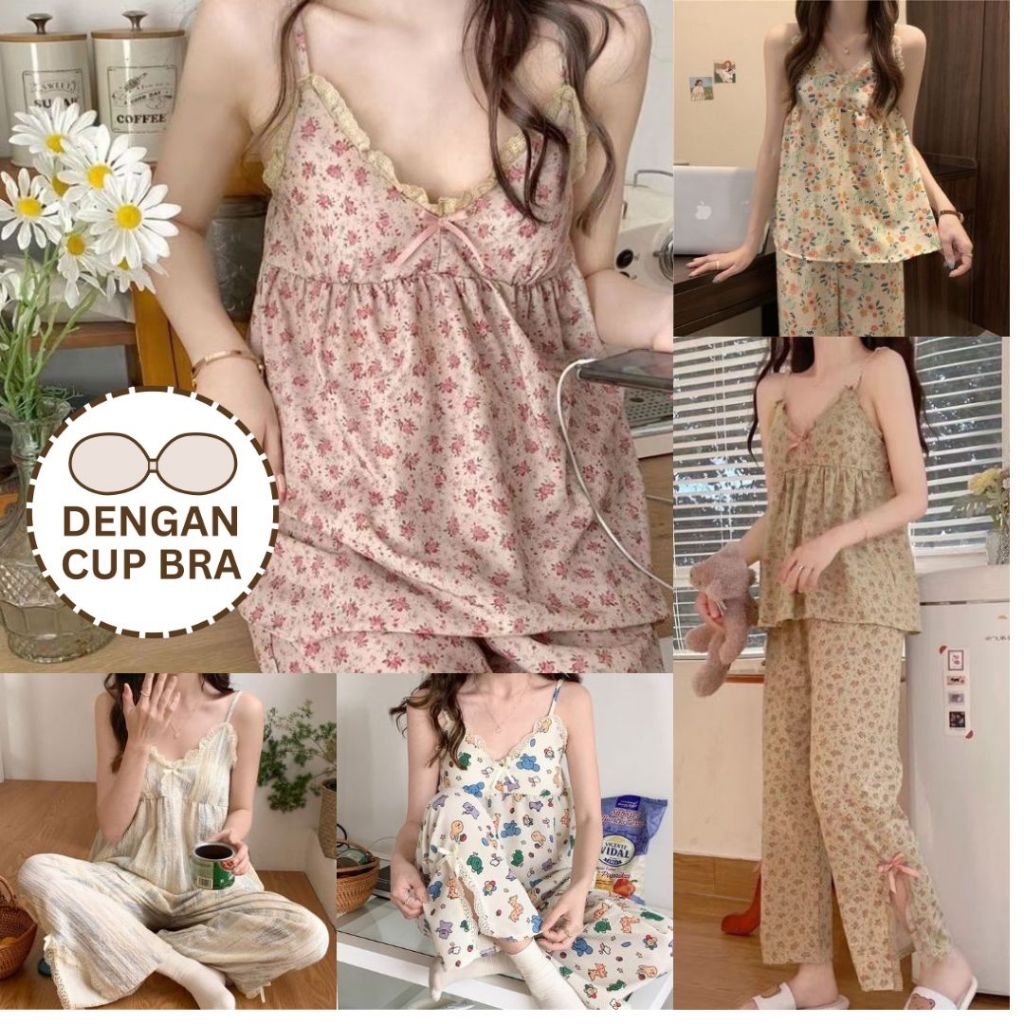 Jual Baju Tidur Piyama Wanita Gam Ri Long Sleepwear Dengan Cup Bra Busa ... Jual Baju Tidur Piyama Wanita Gam Ri Long Sleepwear Dengan Cup Bra Busa ...