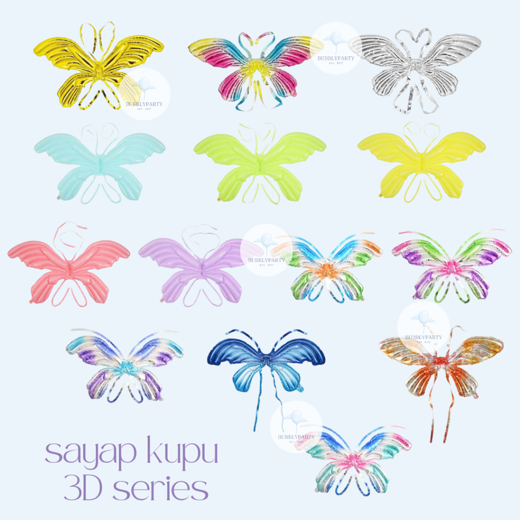Jual Balon Sayap Kupu Kupu Peri Anak / Dewasa Fairy Wings | Shopee ...