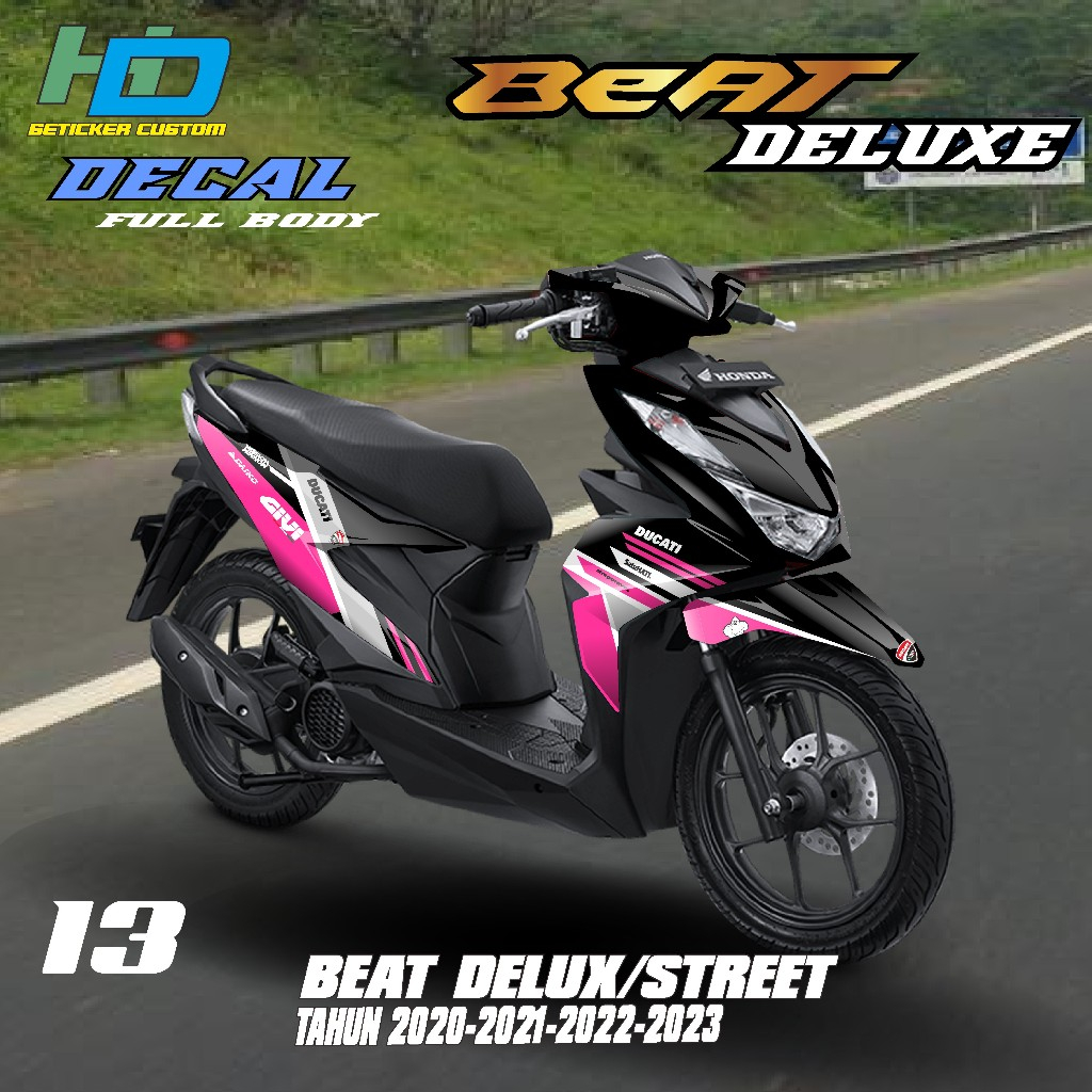 Jual Decal Stiker BEAT DELUXE BEAT STREET TAHUN 2020-2021-2022-2023 ...