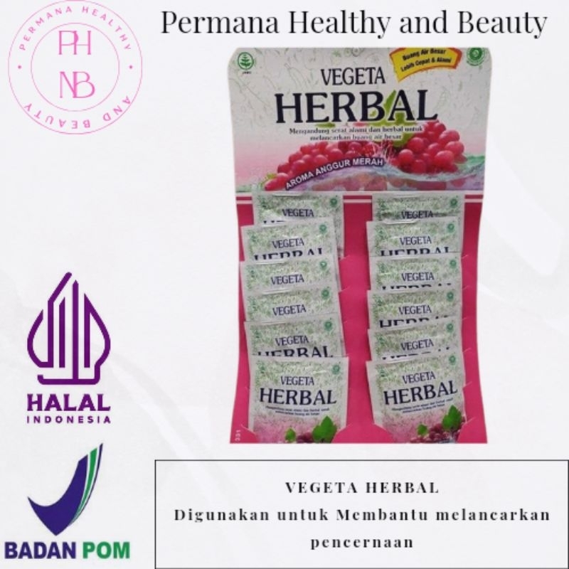 Jual Vegeta Herbal / Vegeta Herbal 12 Sachet / Vegeta Herbal Rasa ...