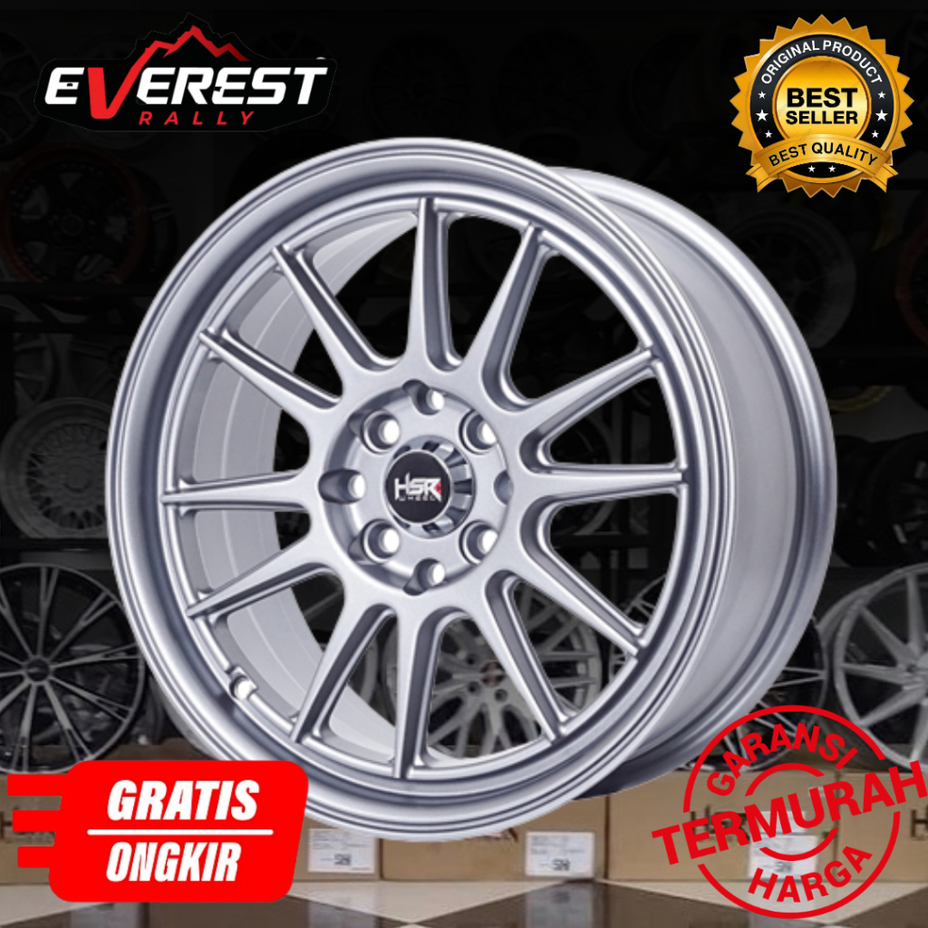 Jual VELG RACING HSR ENDE UNTUK MOBIL BRIO RING 16 LEBAR 7 BAUT 4 SMG (PROMO) | Shopee Indonesia