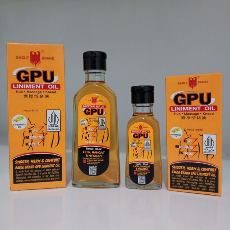 Jual Minyak Urut GPU Sereh Cap Lang / GPU Liniment Citronella Oil ( 30 ...