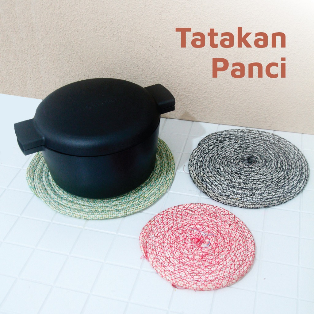 Jual Tatakan Panci Tebal Penahan Panas Tatakan Alas Panci Bulat Model ...