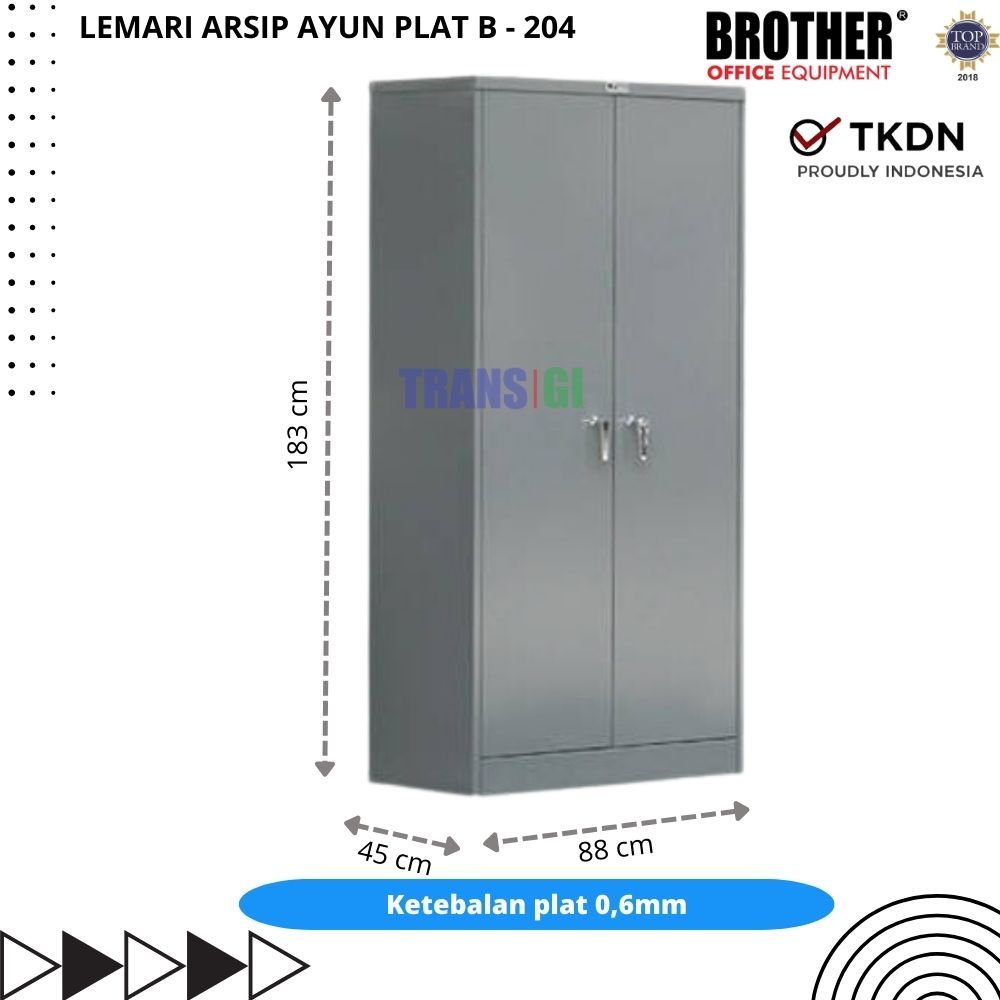 Jual Almari Arsip Pintu Ayun Plat BROTHER B-204 | Shopee Indonesia