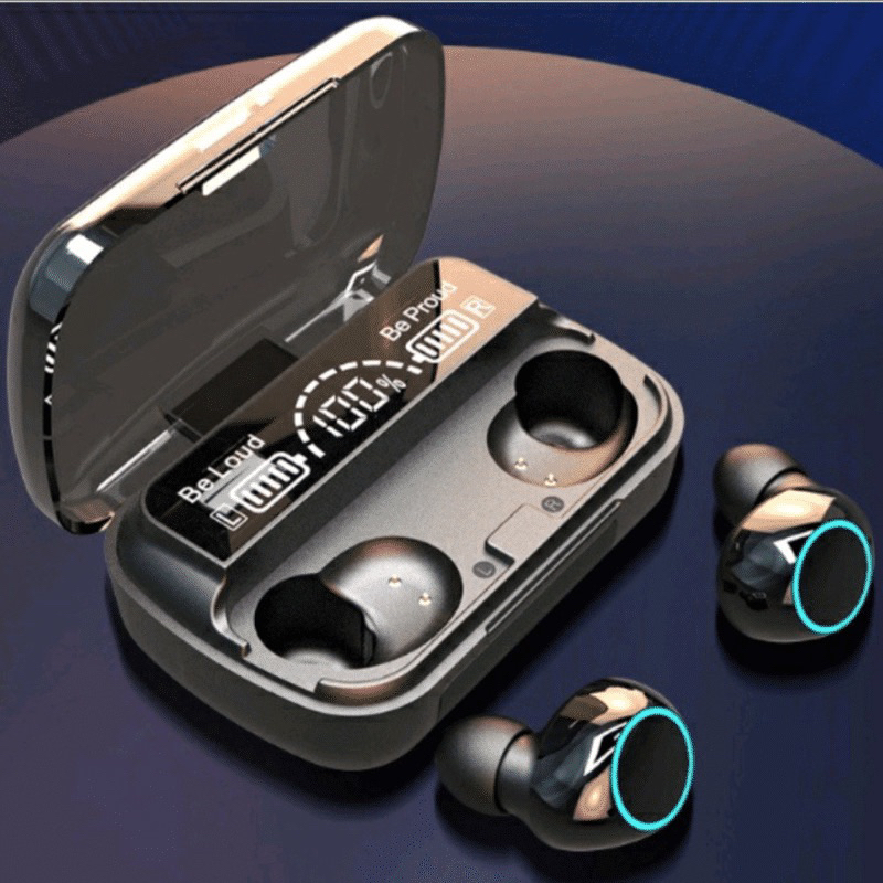 Jual TWS M30 Pro Headset Bluetooth V5.2 with Powerbank and Flashlight In Ear | Shopee Indonesia