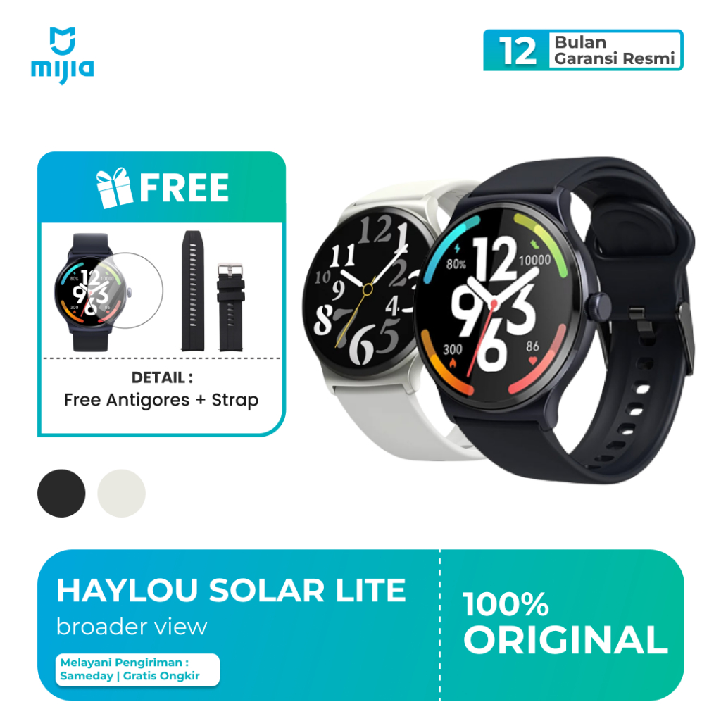Jual Haylou Solar LS05 Lite Smartwatch IP68 Sp02 Original 1.38 inch ...