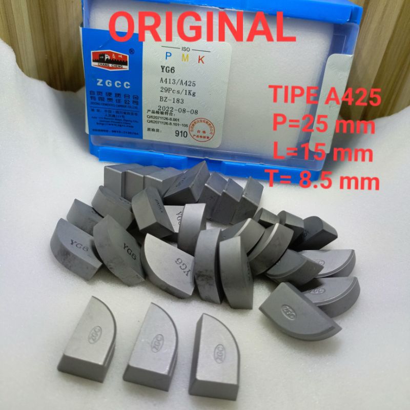 Jual Pahat WIDIA YG6 tipe A425 eceran betel bubut bor sumur carbide A ...