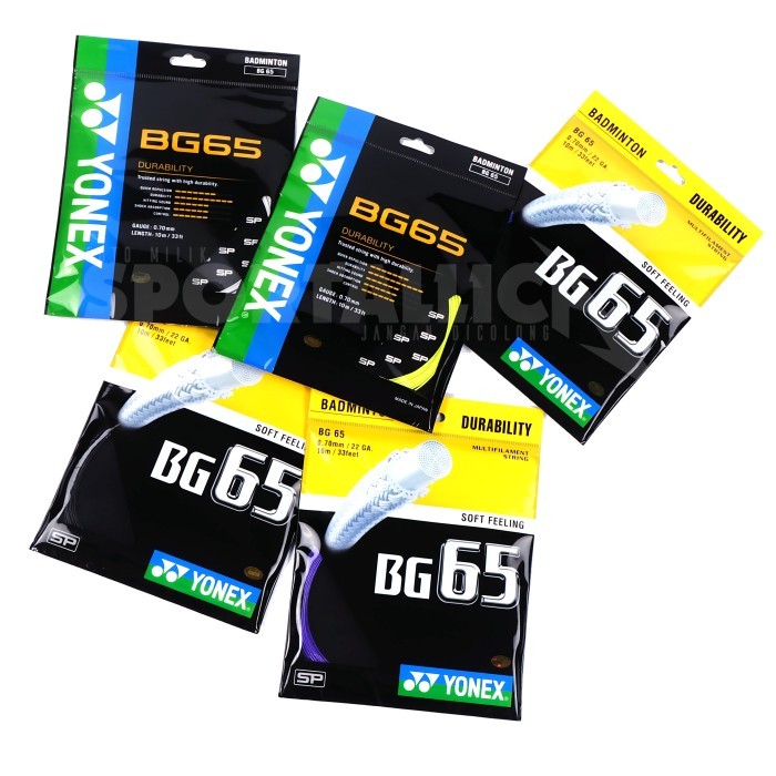 Jual Senar Badminton Bg 65 Original Sp / String Bg 65 Original | Shopee ...