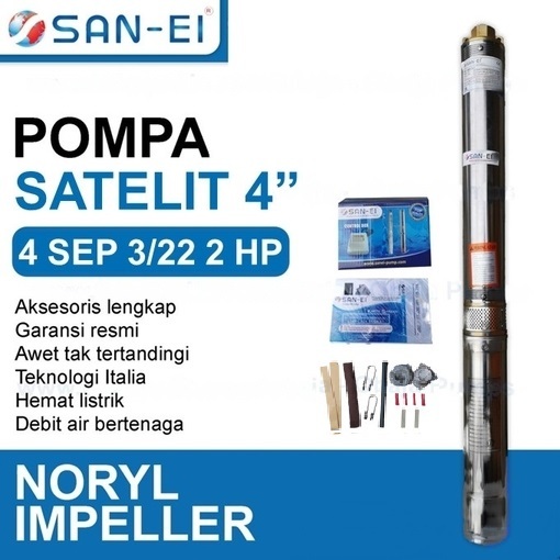 Jual Pompa Satelit 4 Inch 2 HP SAN-EI 4SEP3/22 Submersible Pump SANEI 4" | Shopee Indonesia