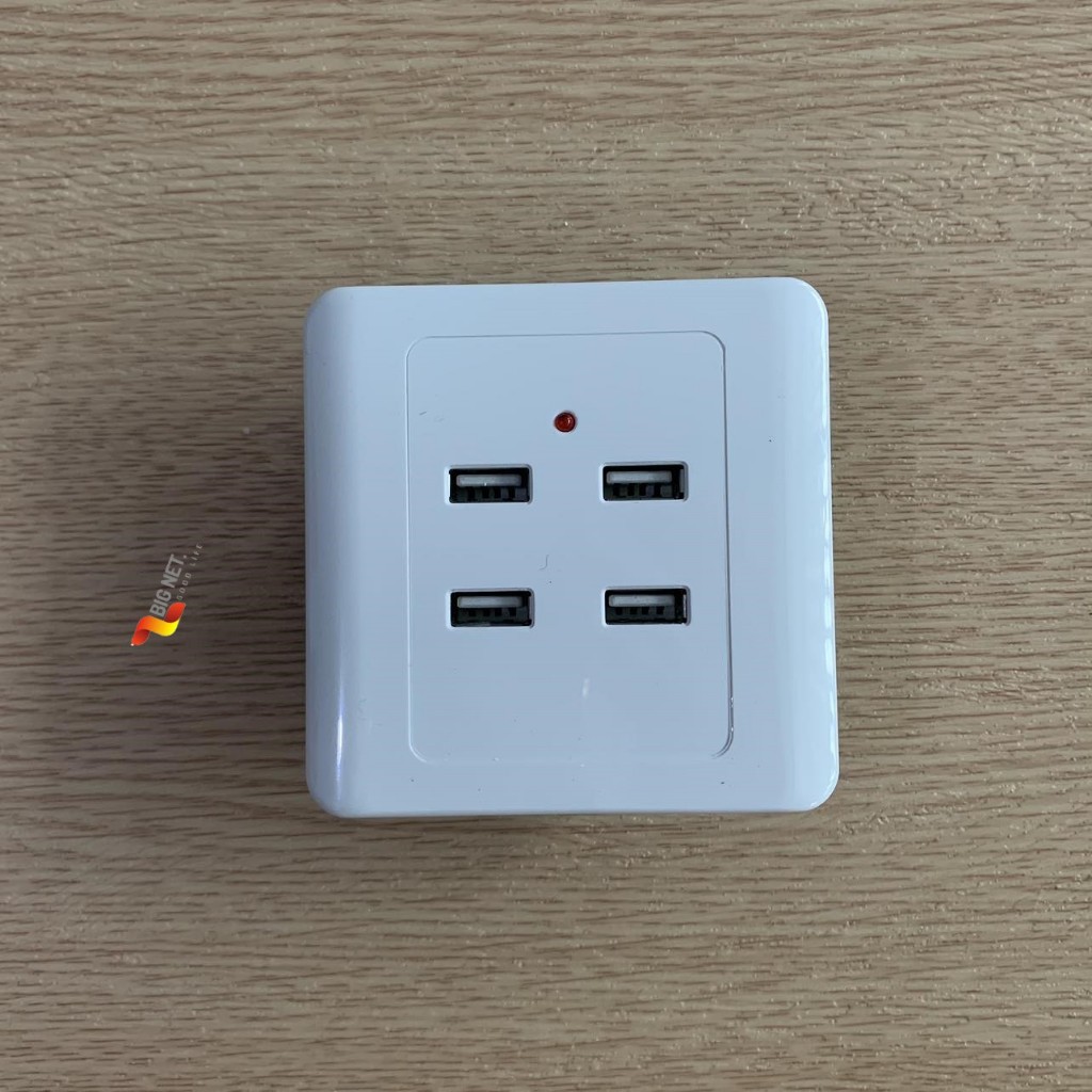 Jual Face Plate USB Wall Plate 4Ports #Face Plate 4USB | Shopee Indonesia