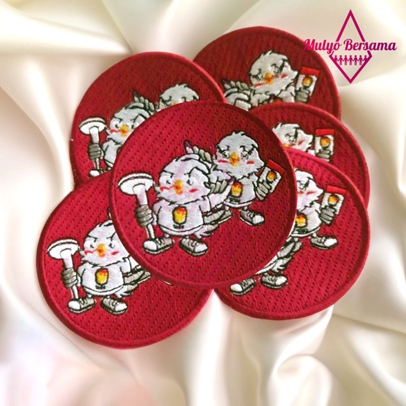 Jual Bordir Sura Sulu 2024 Bed Emblem Patch KPU Maskot Sura Sulu ...