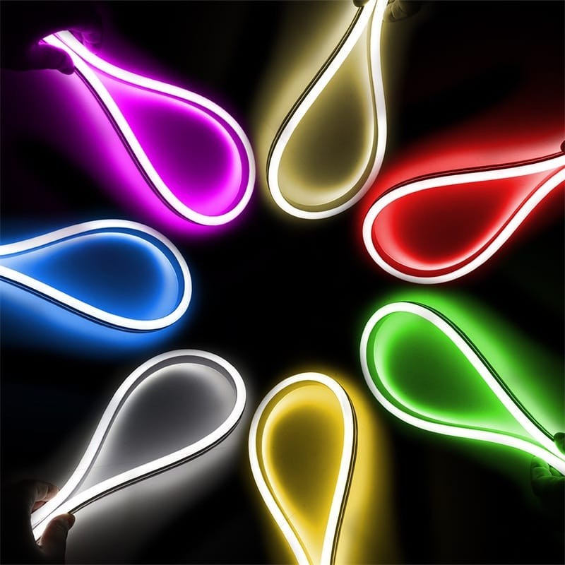 Jual Paket Lampu Neon Flex 220v 1m 2m 3m 4m 5m 5 meter + free soket ...
