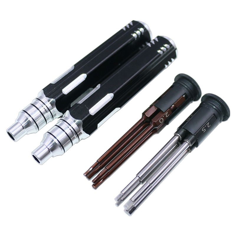 Jual Hex screw drivers 1.5mm 2.0mm 2.5mm 3.0mm Metal Tool Kit RC ...