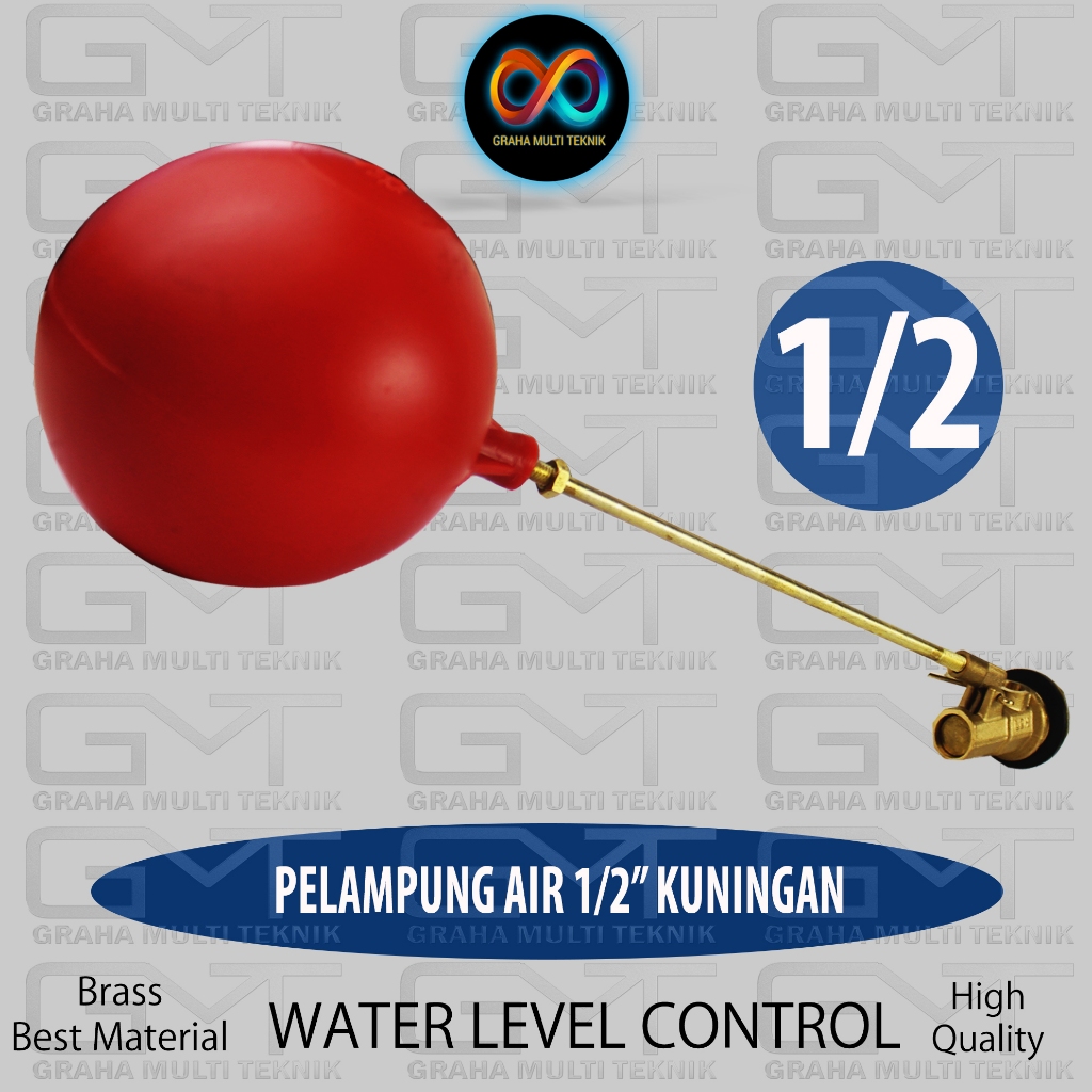 Jual Pelampung Bak Mandi Kuningan 1/2" / Pelampung Tangki Air Bola ...