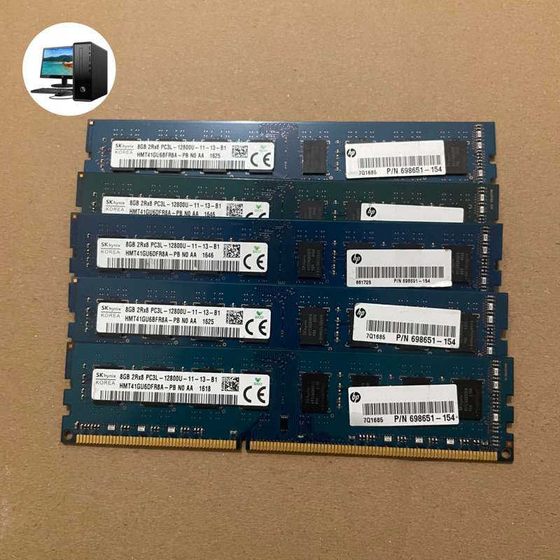 Jual RAM PC DDR3 8GB PC3L 12800U ORI COPOTAN PC BUILD UP | Shopee Indonesia