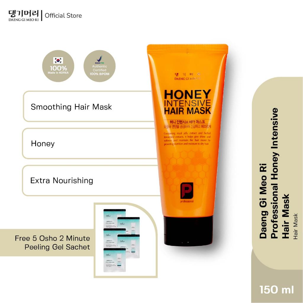 Jual Daeng Gi Meo Ri - Professional Honey Intensive Hair Mask 150 ml [Official Store] | Shopee ...