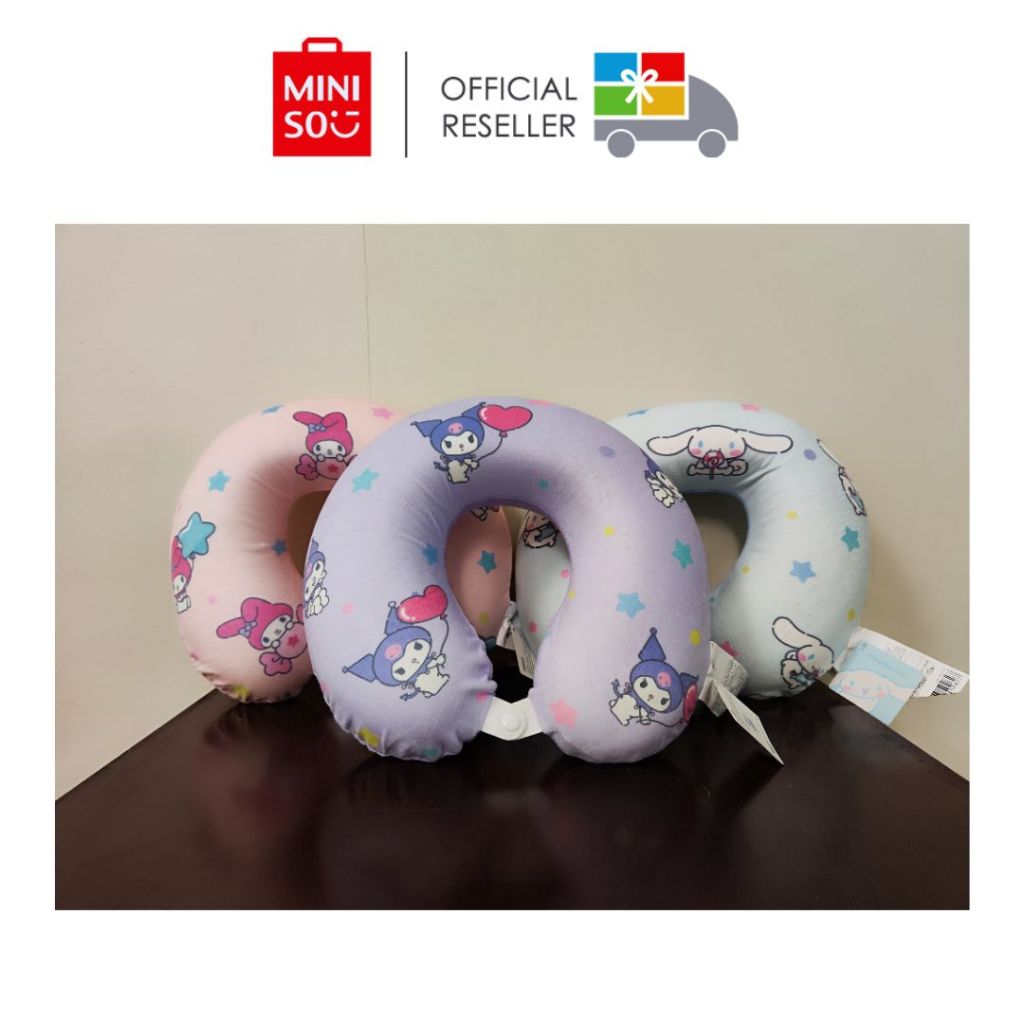 Jual MINISO x Sanrio characters bantal leher memory foam | Shopee Indonesia