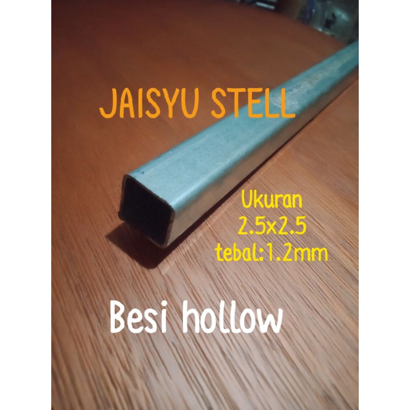 Jual Besi hollow galvanis dan Hitam ukuran 2.4x2.4cm tebal 1.2, yg ...