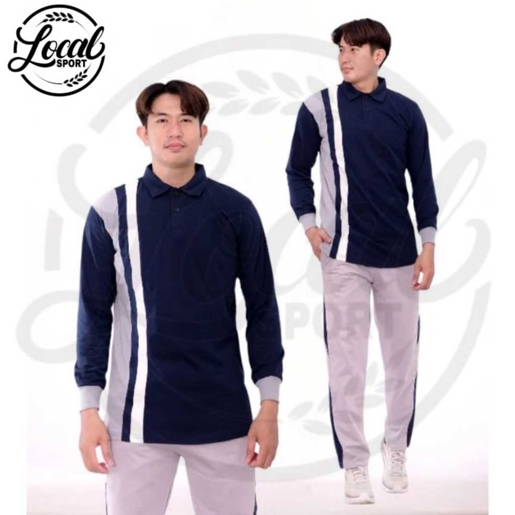 Jual setelan baju olahraga training lengan panjang/seragam olahraga ...